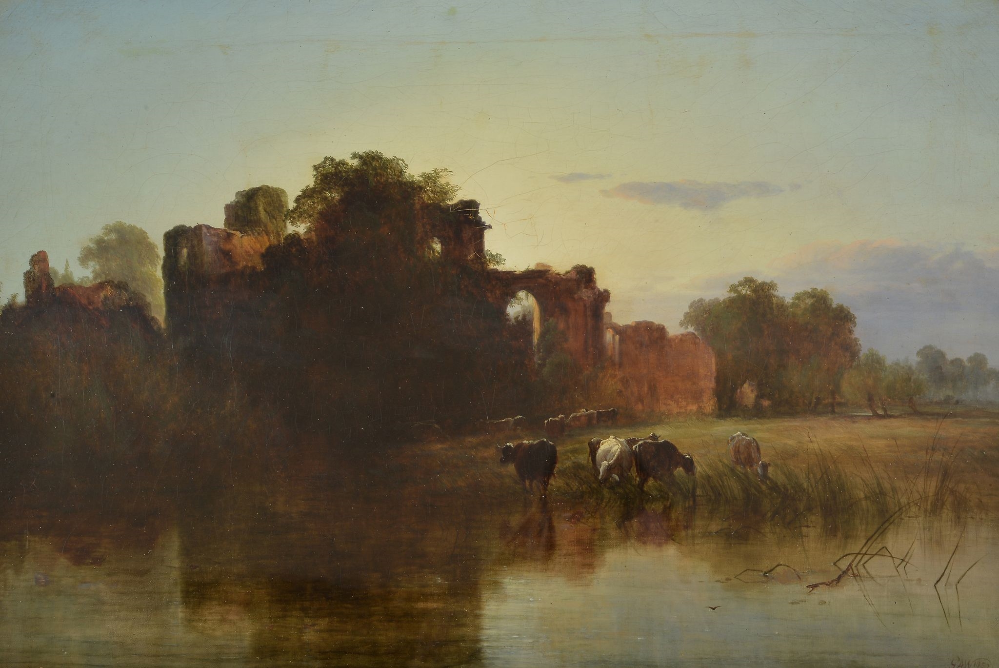 George Augustus Williams | The old moat (1852) | MutualArt