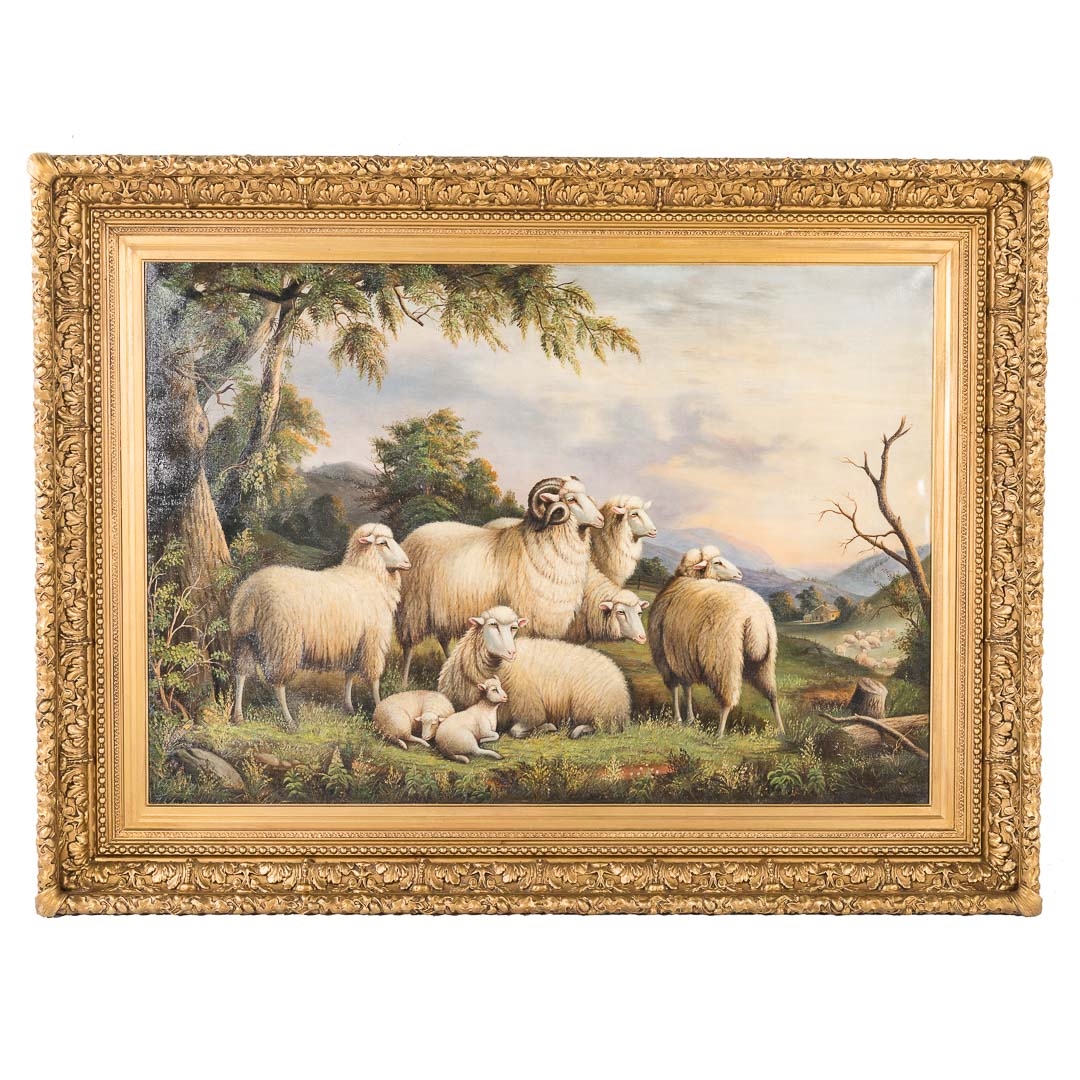 Eleanor Kinch | Sheep in a Landscape | MutualArt