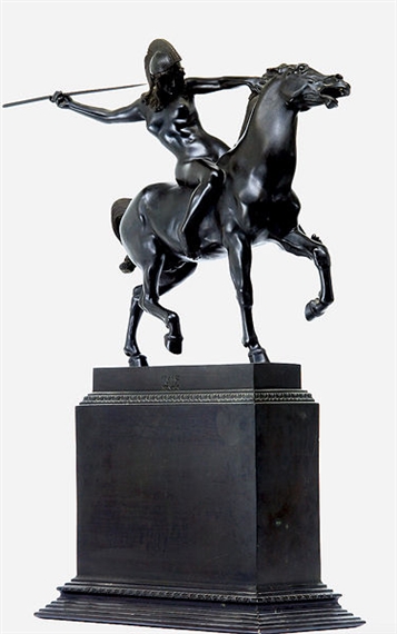 Franz von Stuck | Reitende Amazone (1897) | MutualArt