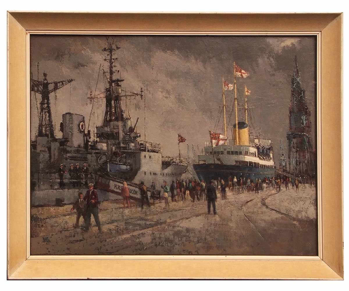 Harry Hudson Rodmell | Royal Occasion: HMS Malcolm and HMY Britannia in ...