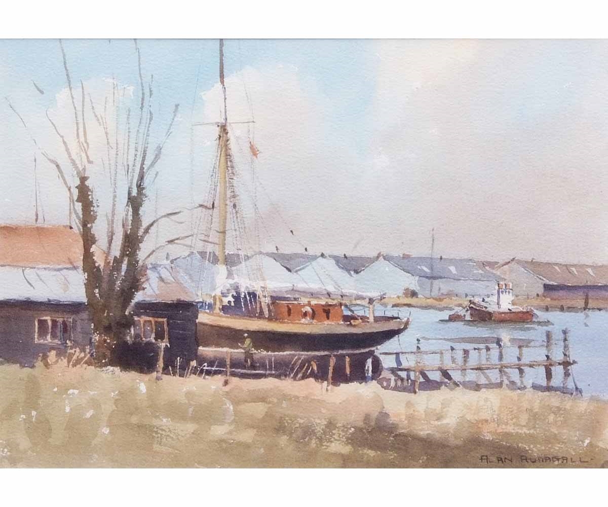 Alan Runagall | Boatyard, River Blackwater | MutualArt