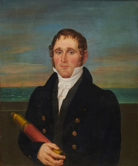 American School, 18th Century | Portrait of a Ship Captain | MutualArt