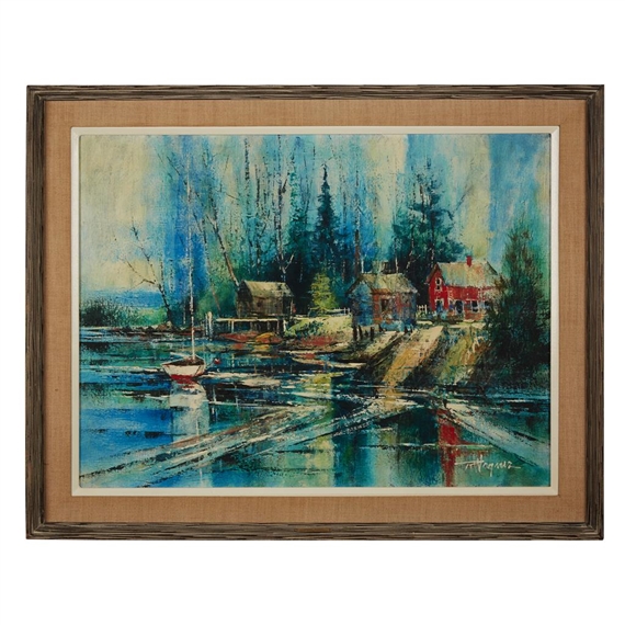 Richard Ellis Wagner | 2 works, LEDGE ROCK, SHORE COTTAGE RELECTIONS ...