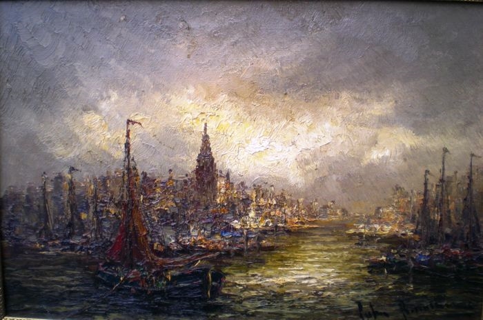 Peter Brouwer | Havengezicht | MutualArt