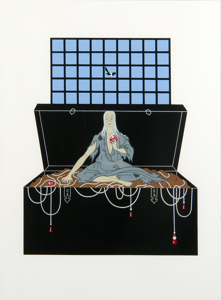 Erté | 8 Works: Seven Deadly Sins Serigraphs (1983) | MutualArt