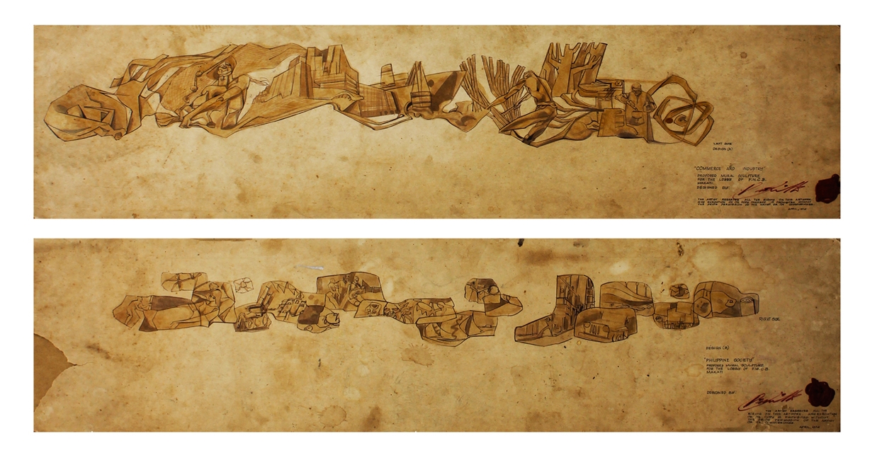 Eduardo Castrillo | 2 works: Study for Mural FNCB Building (2012 ...