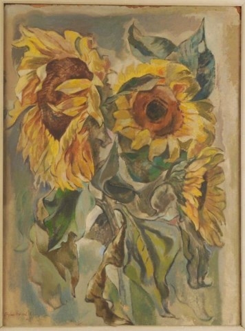 Stefan Hirsch | Sunflowers (1940) | MutualArt