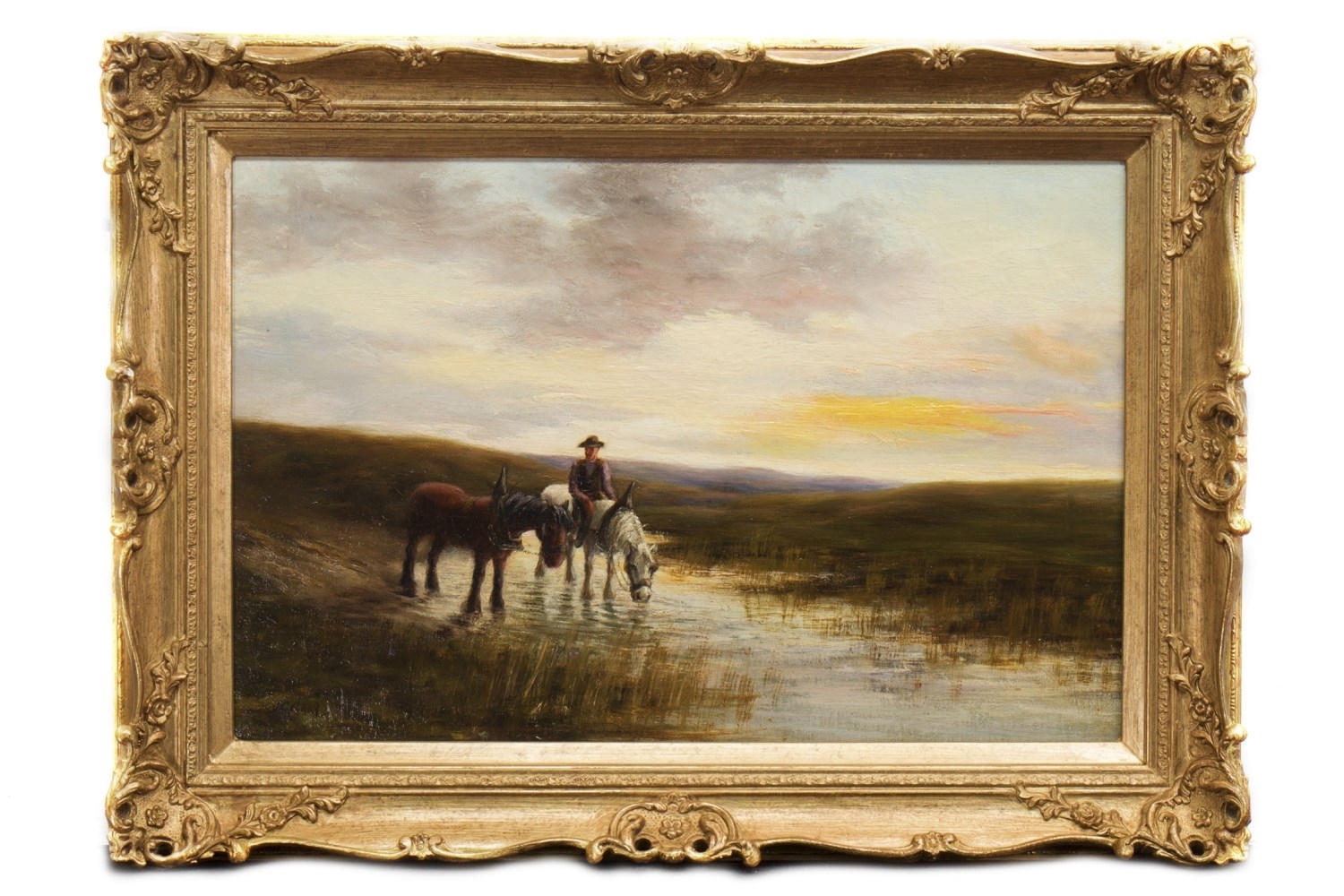 J. C. Gray | WATERING THE HORSES | MutualArt