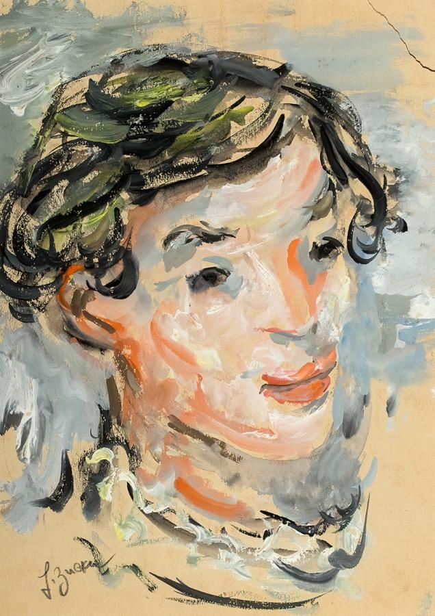 Jakub Zucker | Portret młodego mężczyzny | MutualArt