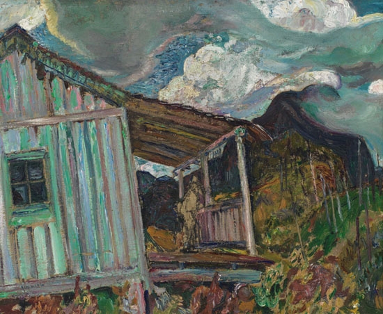 Frederick Horsman Varley | Forest Ranger's Cabin, Lynn Valley (Circa ...
