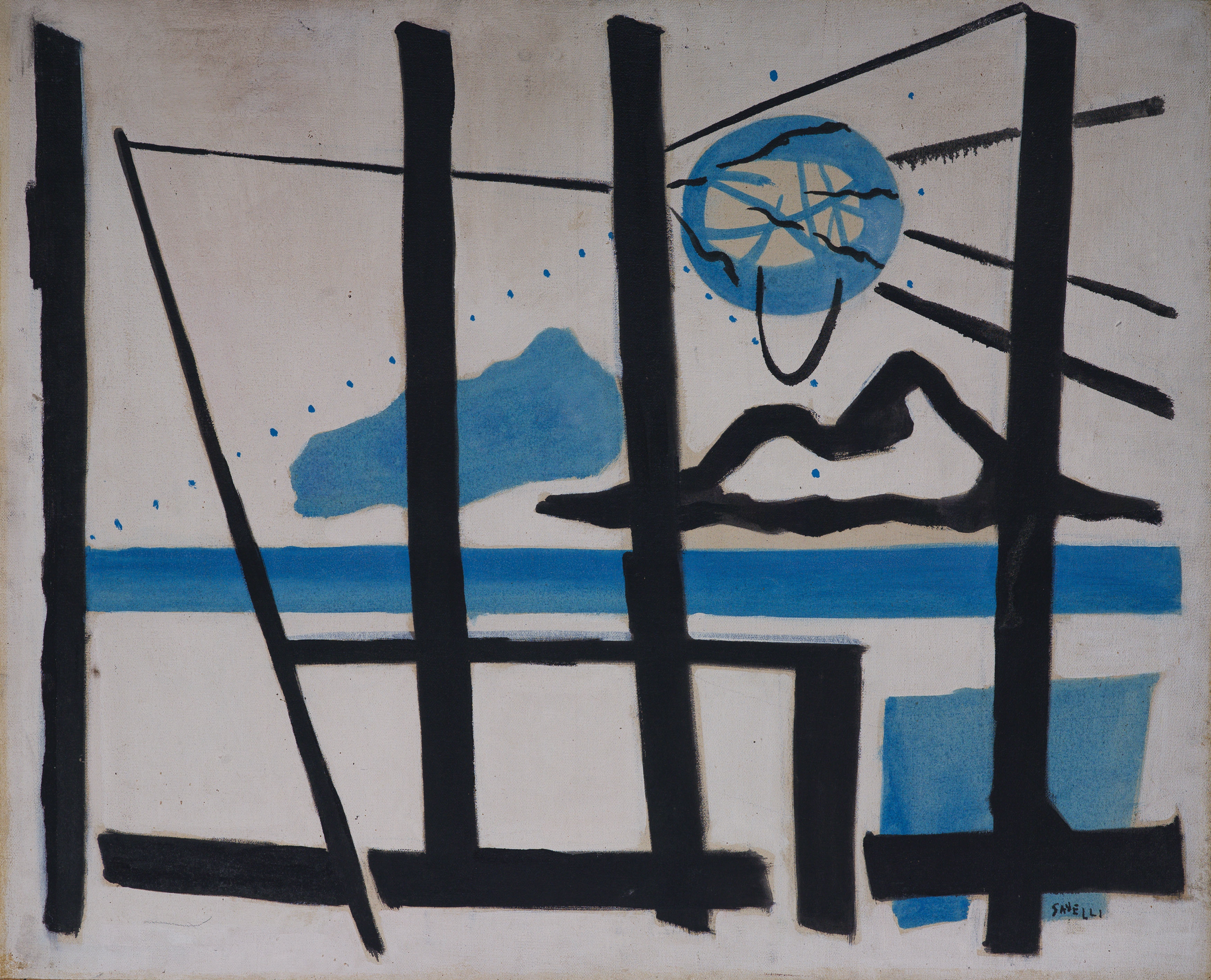 Angelo Savelli | Alba Sulla Laguna (1950) | MutualArt