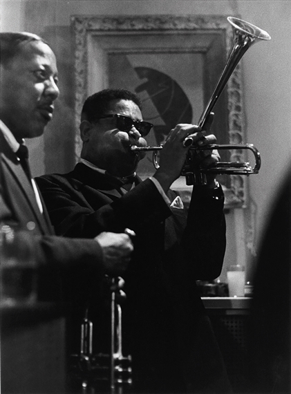 DeCarava Roy | Dizzy Gillespie and Roy Eldridge | MutualArt