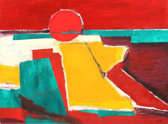 Ion Pacea | Soarele roșu | MutualArt