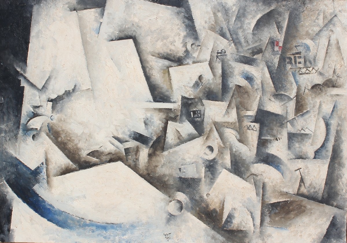 Robert Marc | Large Cubist Abstract Composition | MutualArt