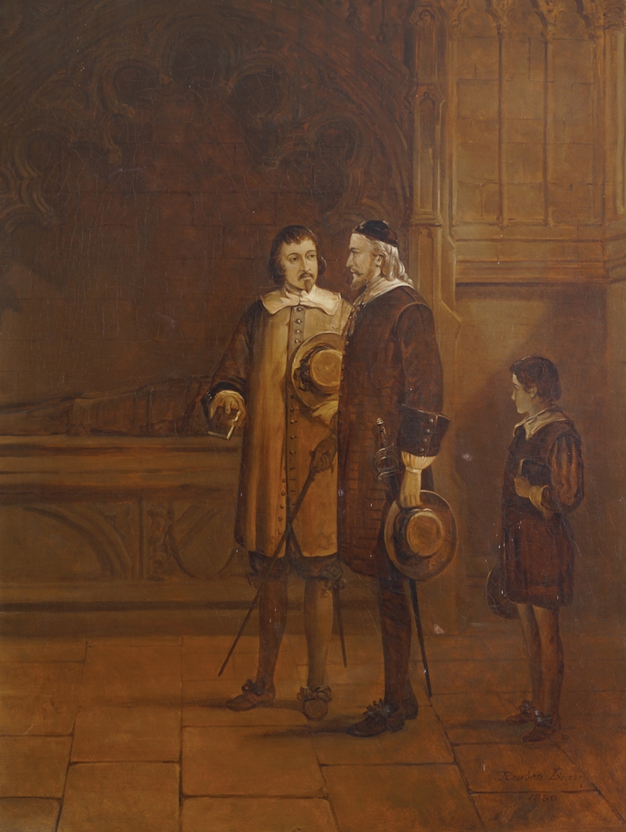 Reuben Bussey | Charles I raising his Standard at Nottingham Castle ...