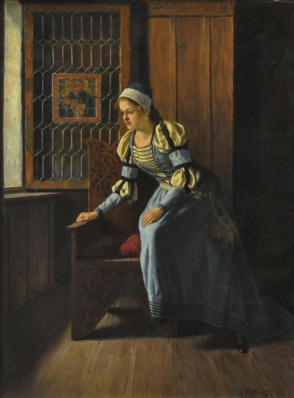 Ludwig Valenta | Blick aus dem Fenster | MutualArt