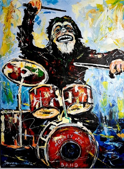 Jovan Srijemac | Mr. Monkey Joe drummer (2017) | MutualArt