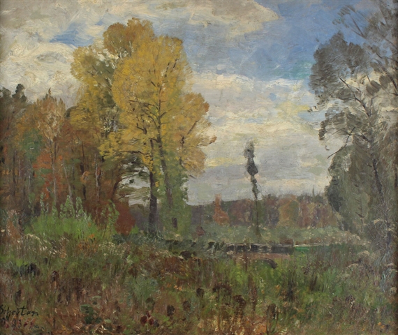Wilhelm Schröter | Herbstliche Landschaft (1893) | MutualArt