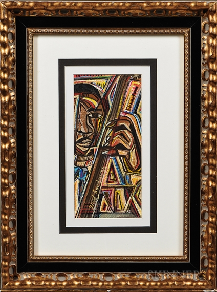 Floyd Gordon | Man with a Guitar | MutualArt