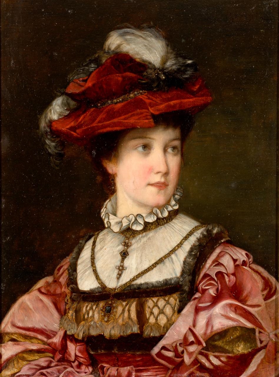 Anton Bertzik | Retrato de una dama | MutualArt