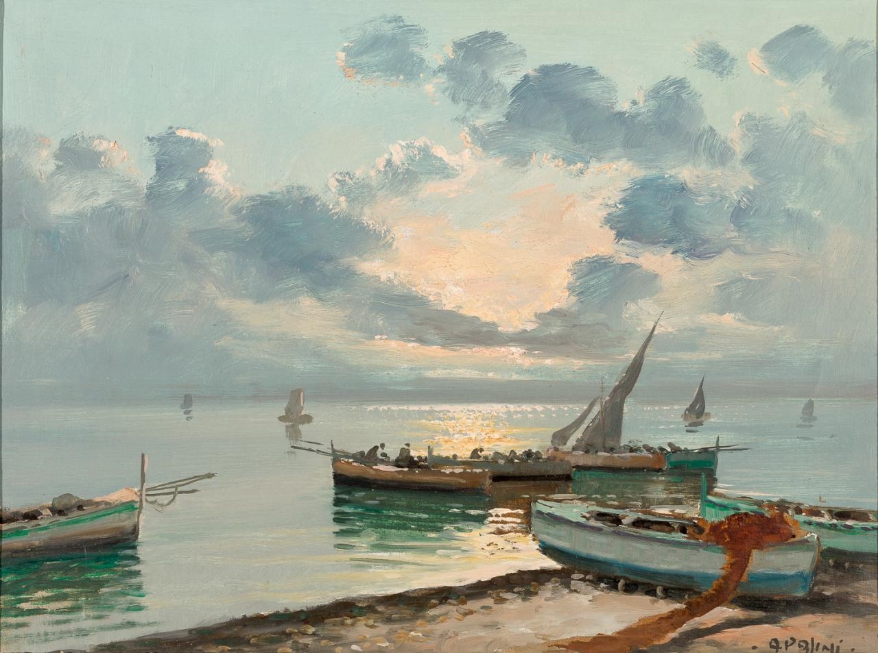 A. Palini | Italian View down the Amalfi Coast | MutualArt