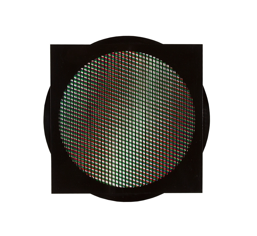 Carlos Cruz-Diez | Chromointerférence Manipulable (1989) | MutualArt