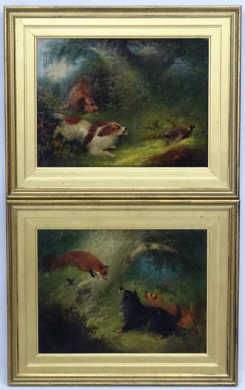 Edward Armfield | A Pair: The Stand Of & The Chase (1879) | MutualArt