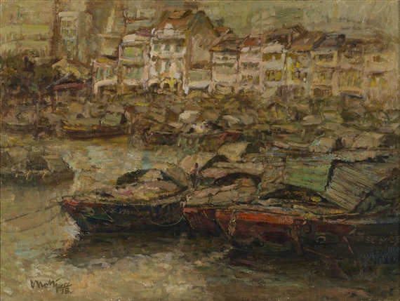 Tan Choh Tee | Singapore River II (1978) | MutualArt