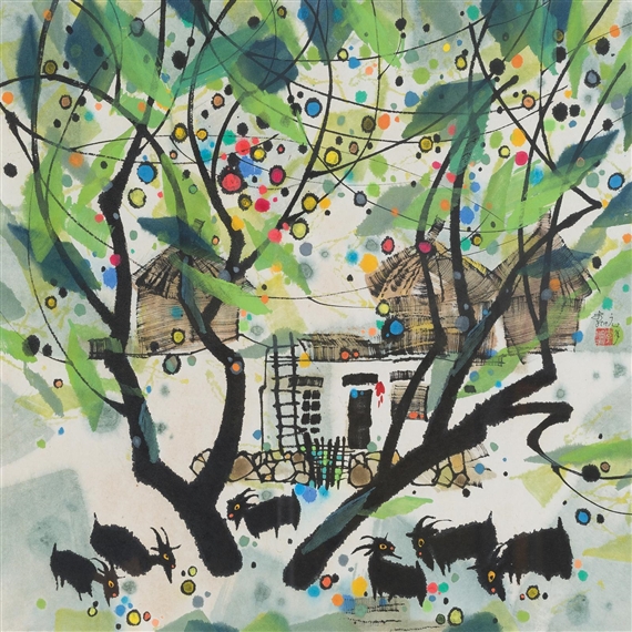 Li Fuyuan | 6 Goats (1994) | MutualArt