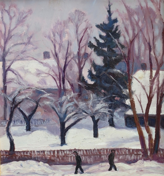 Biruta Delle | Winter in Pardaugava | MutualArt
