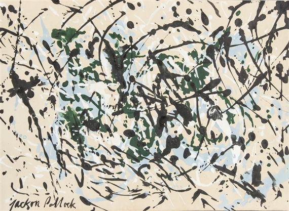 Jackson Pollock - Number 4, 1950, Oil, enamel...