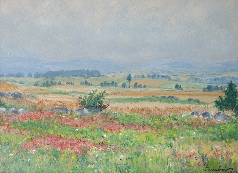 Josef Jambor | Summer landscape (1954) | MutualArt