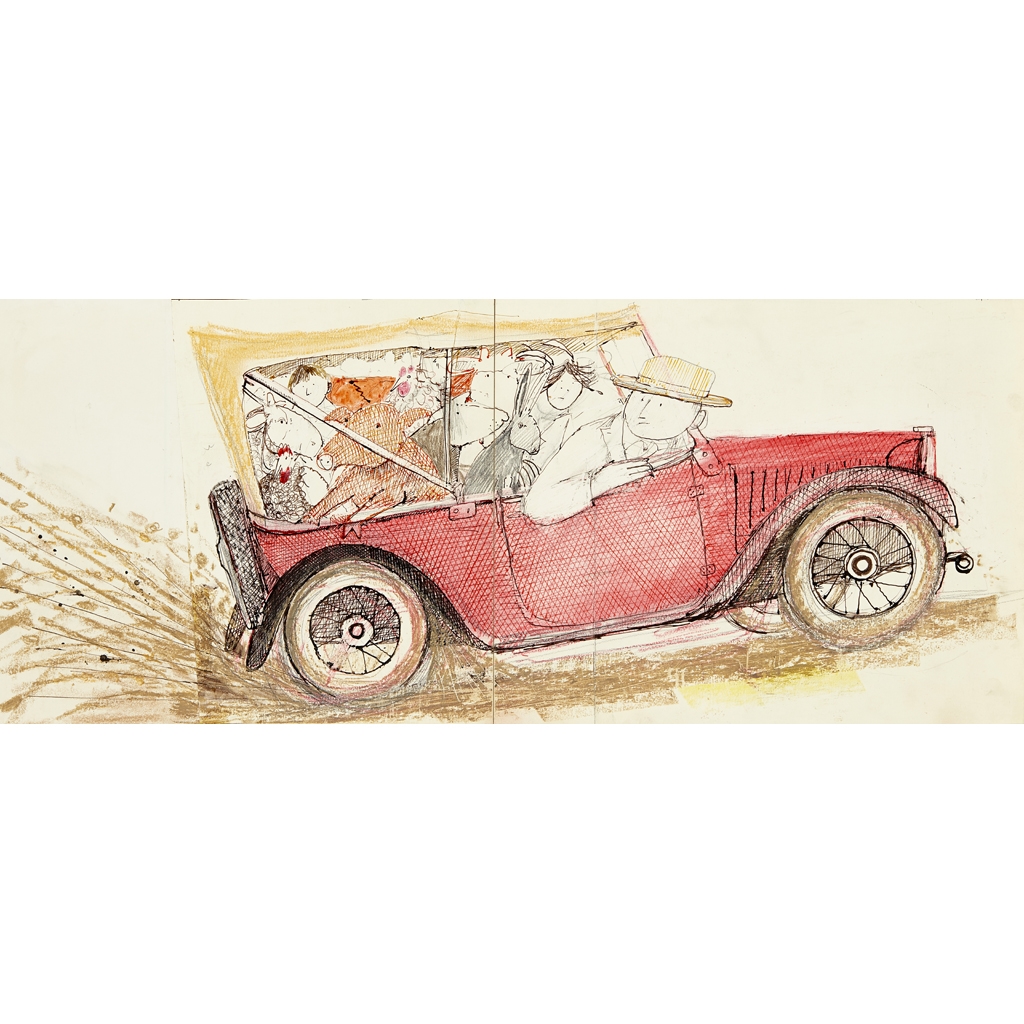 John Burningham | MR GUMPY'S MOTOR CAR: THE WHEELS CHURNED | MutualArt