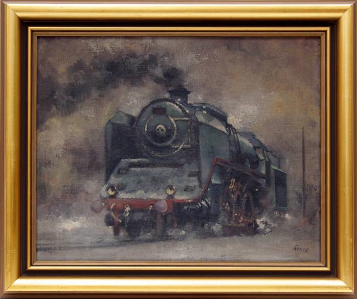 Jaroslav Ronek | A Steam Locomotive | MutualArt