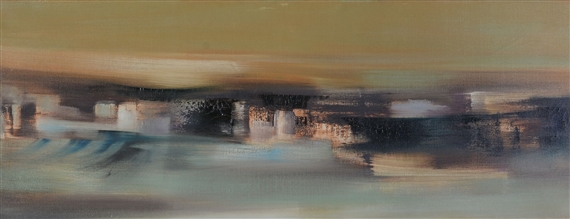 Kit Barker | Buildings in a landscape | MutualArt