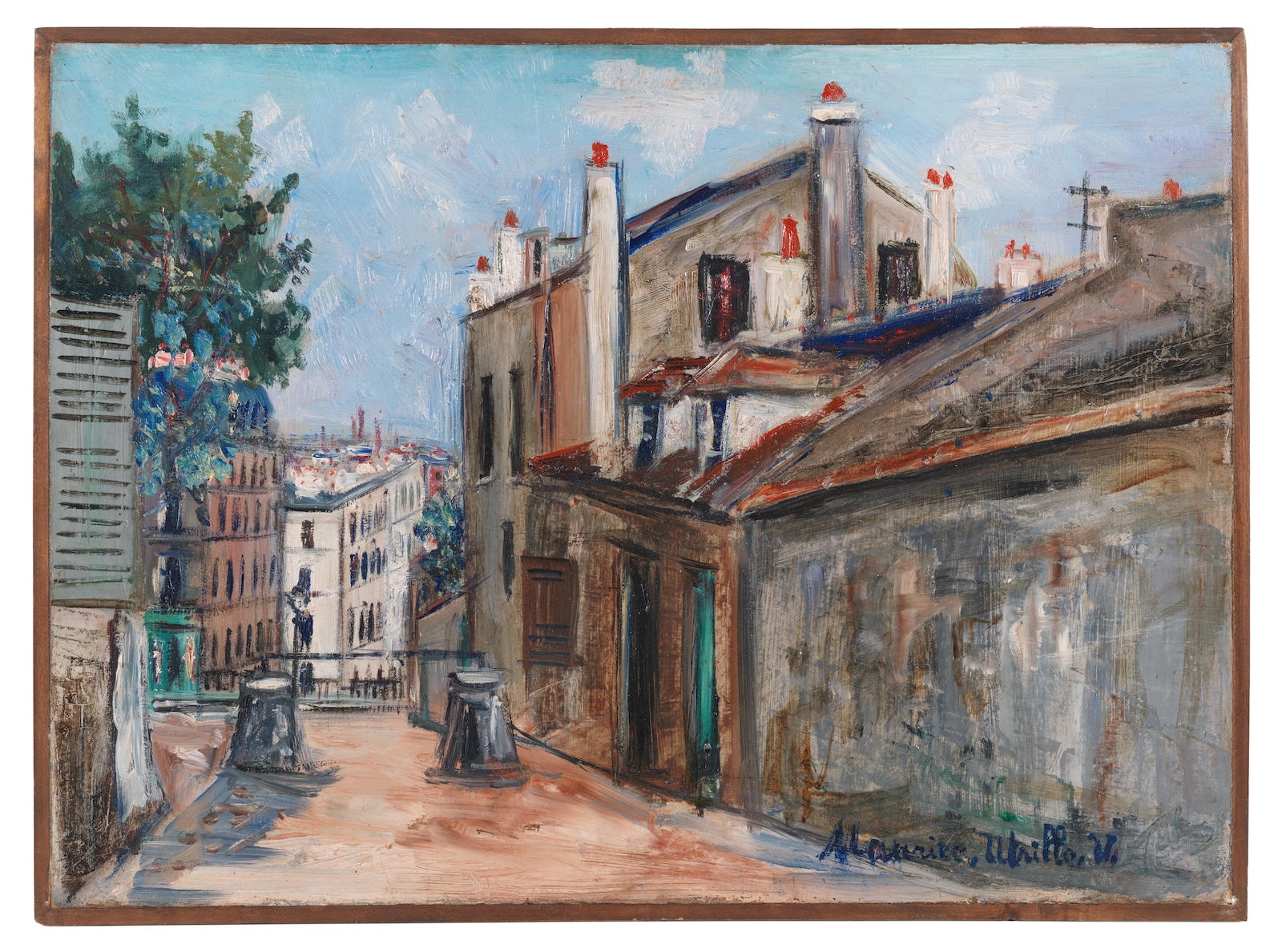 Maurice Utrillo | 14 Juillet à Montmartre (Circa 1948) | MutualArt