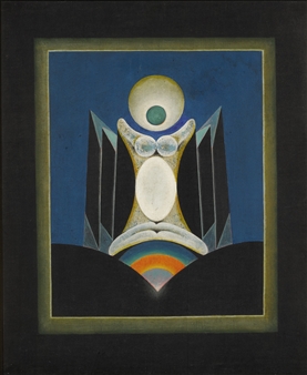 Ghulam Rasool Santosh | UNTITLED (FROM THE BLACK PERIOD) (1973) | MutualArt