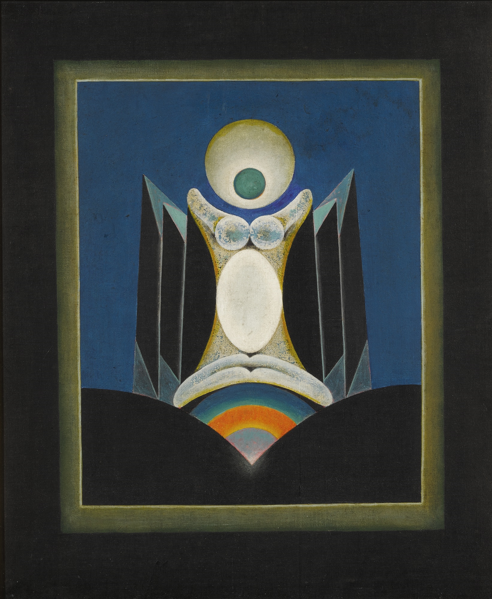 Ghulam Rasool Santosh | UNTITLED (FROM THE BLACK PERIOD) (1973) | MutualArt