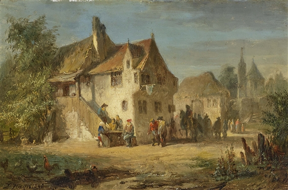 Ludwig von Hagn | The Duel (1873) | MutualArt