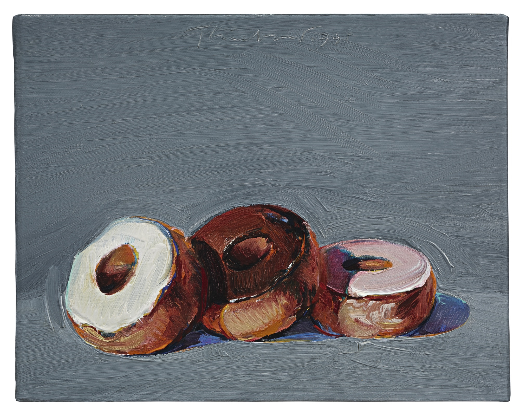 Wayne Thiebaud | River Boats (1997) | MutualArt