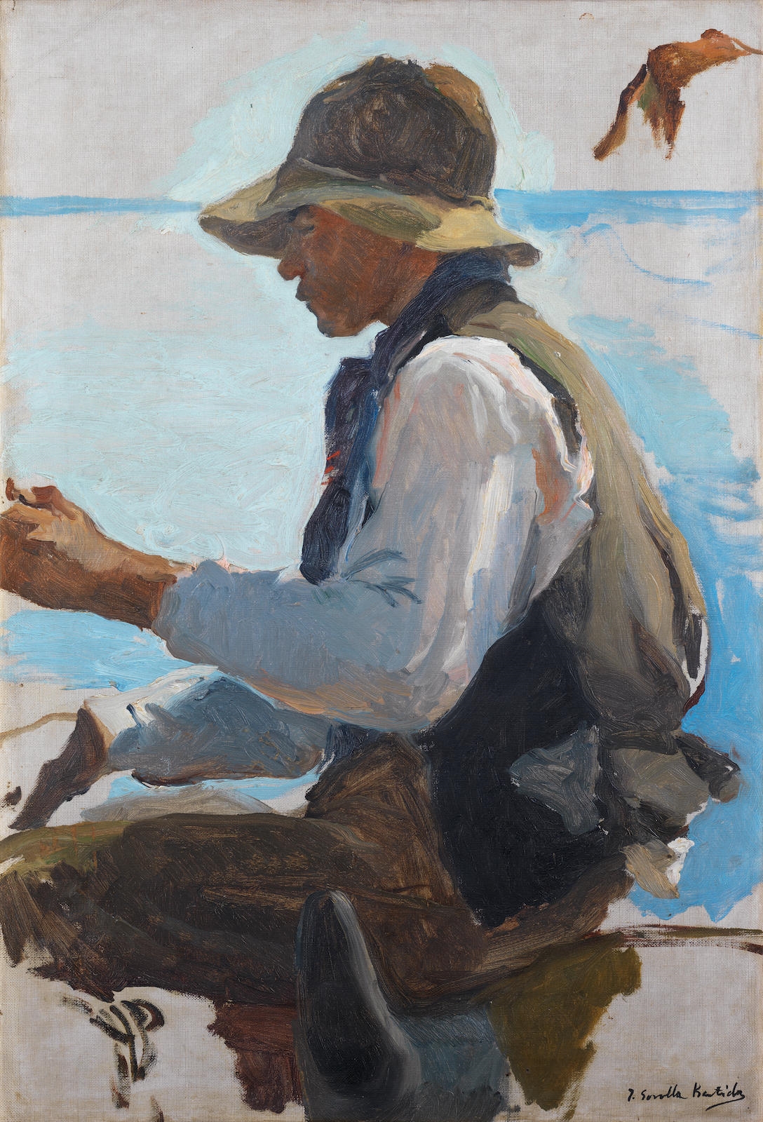 Joaquin Sorolla y Bastida | Study for La vuelta de la pesca | MutualArt