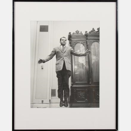 Philippe Halsman | Richard Nixon Jumping (1967) | MutualArt