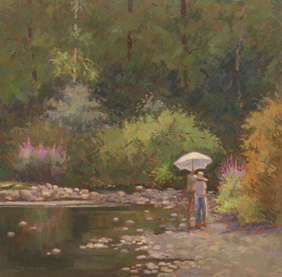 Mary Anna Goetz | Connie Painting at Fording Place | MutualArt