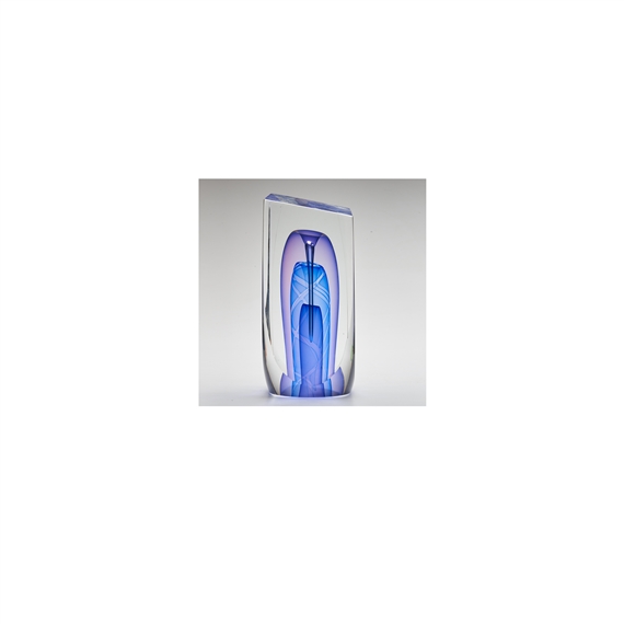 Edward Nesteruk | Internally decorated glass sculpture | MutualArt