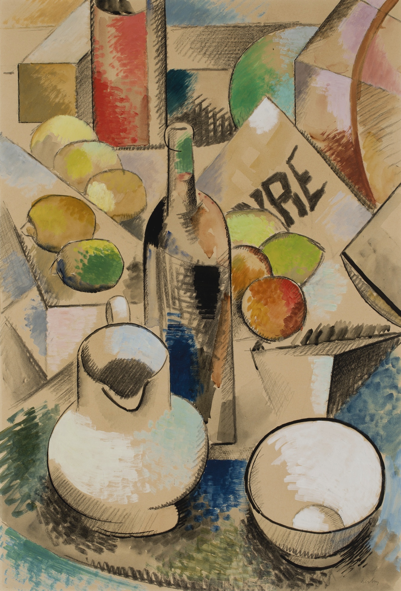 Herbin Auguste | NATURE MORTE CUBISTE (1912) | MutualArt