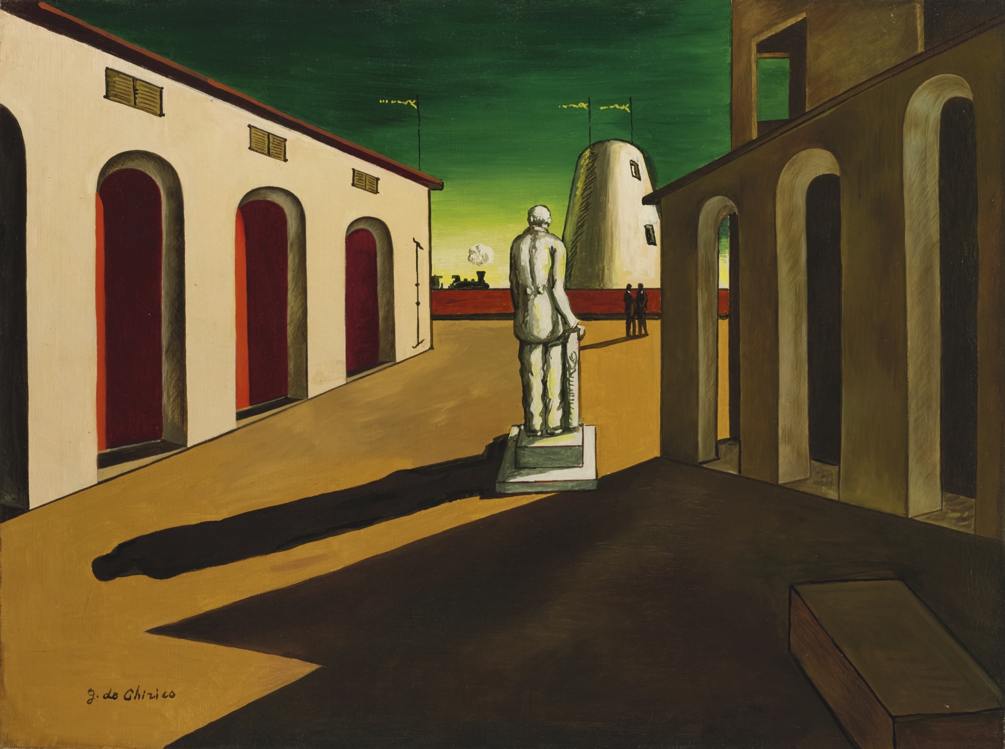 Giorgio de Chirico | EDIPO E LA SFINGE (OEDIPUS AND THE SPHINX) (1968 ...