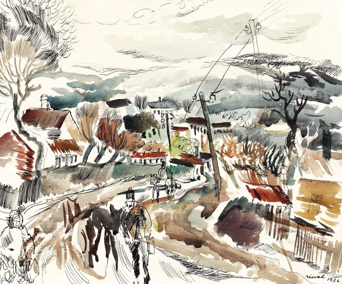 Viorel Huşi | The Childhood's Alley (1936) | MutualArt