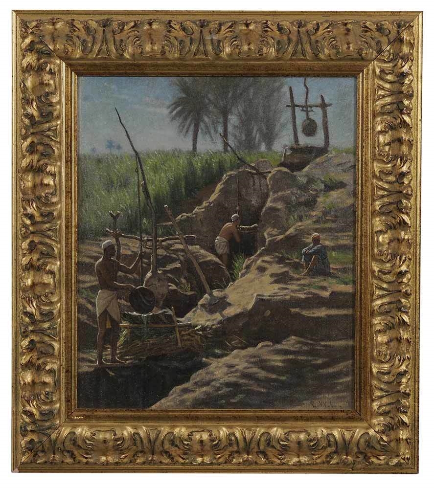 Ernest Wadsworth Longfellow | Egyptians at a Well | MutualArt