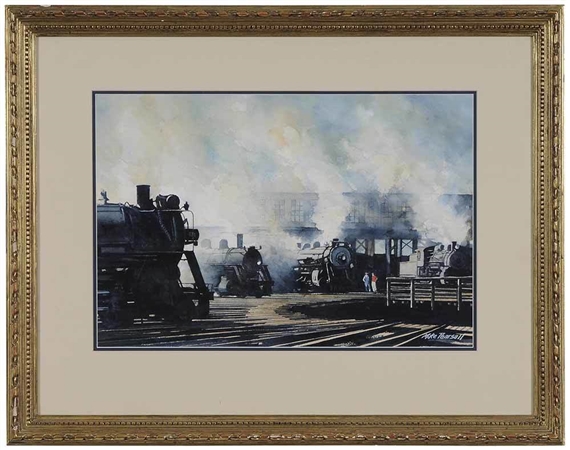 Mike Pearsall | Railroad Turntable | MutualArt