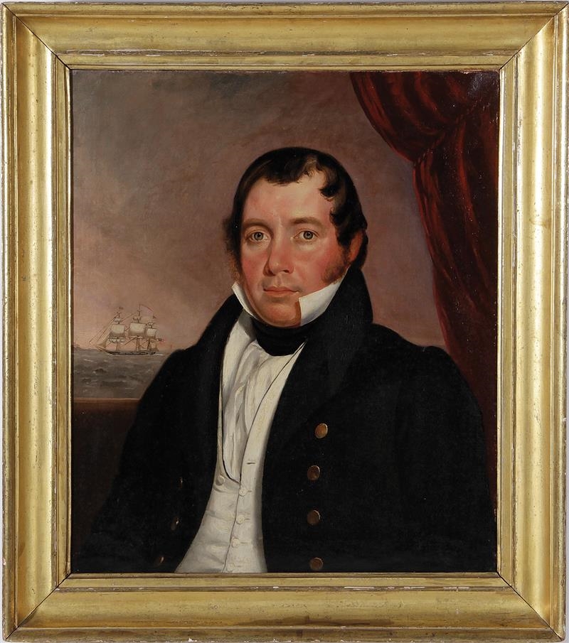 American School, 18th Century | Portrait Of A Ship's Captain | MutualArt